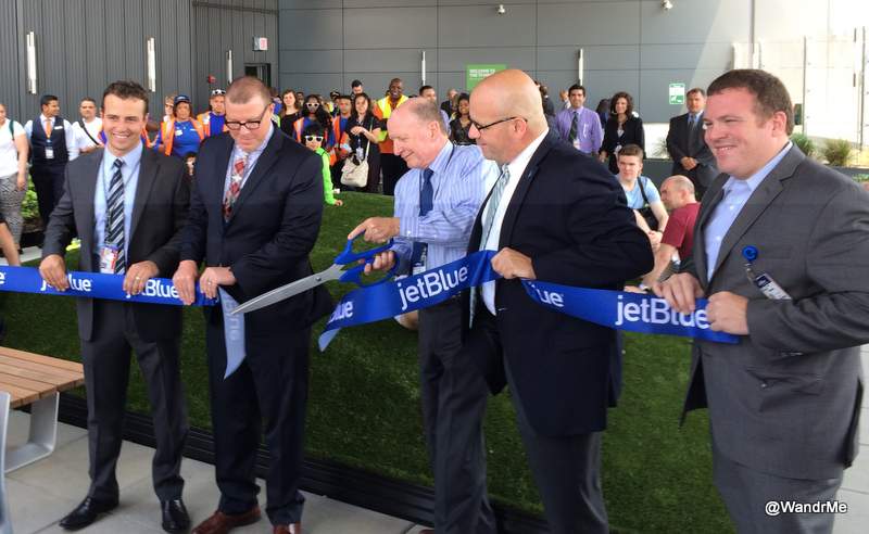 Opening Day on the JetBlue T5 Rooftop - Wandering Aramean