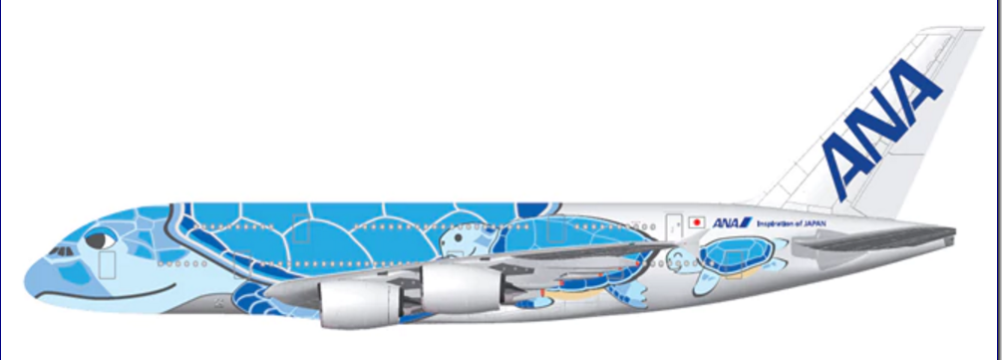 ANA picks turtles for its whale jet - Wandering Aramean