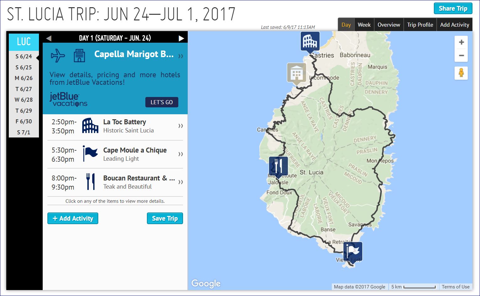 JetBlue, Utrip bring intelligence to vacation bookings - Wandering Aramean