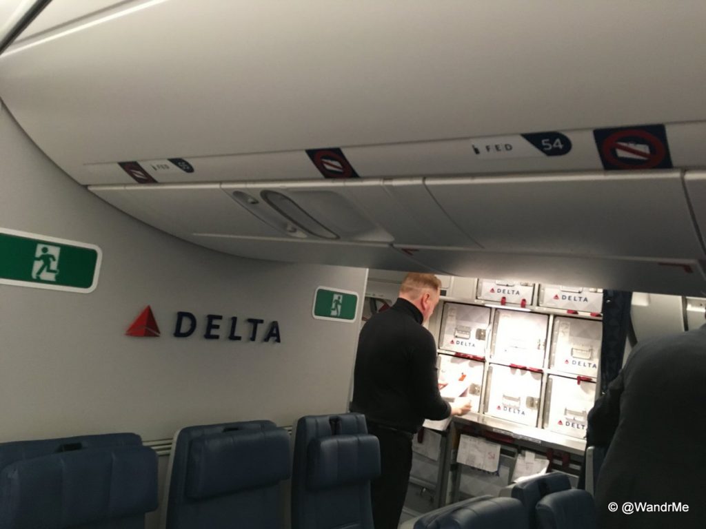 Where to sit on the Delta A350 - Wandering Aramean