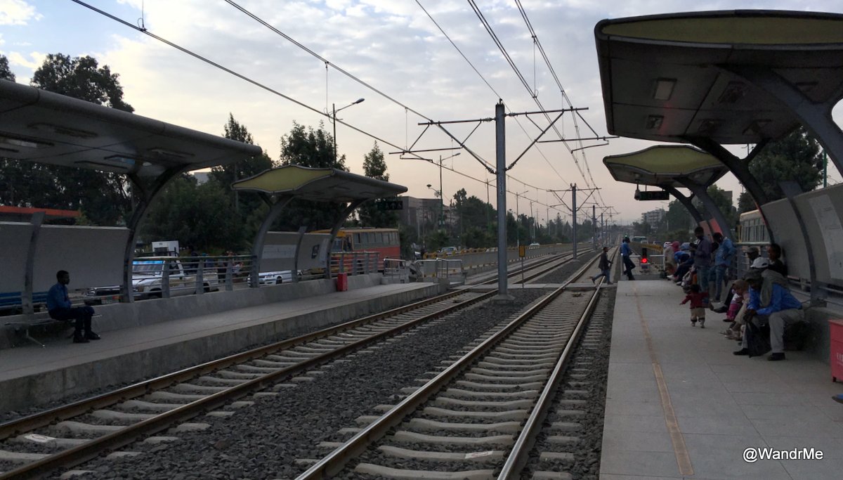 On board the Addis Ababa Light Rail - Wandering Aramean