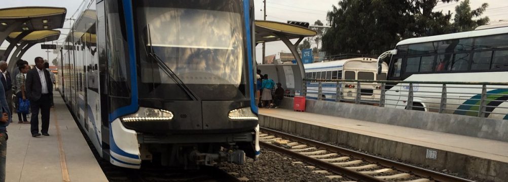 On board the Addis Ababa Light Rail - Wandering Aramean