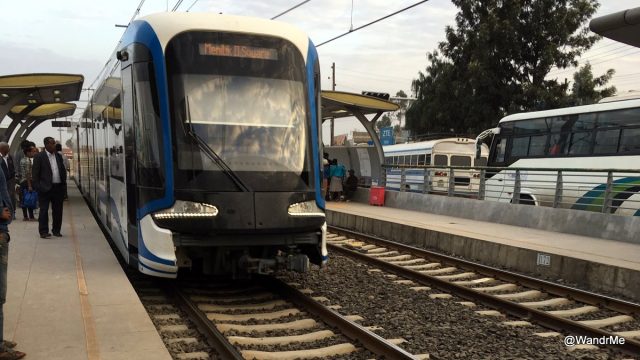 On board the Addis Ababa Light Rail - Wandering Aramean