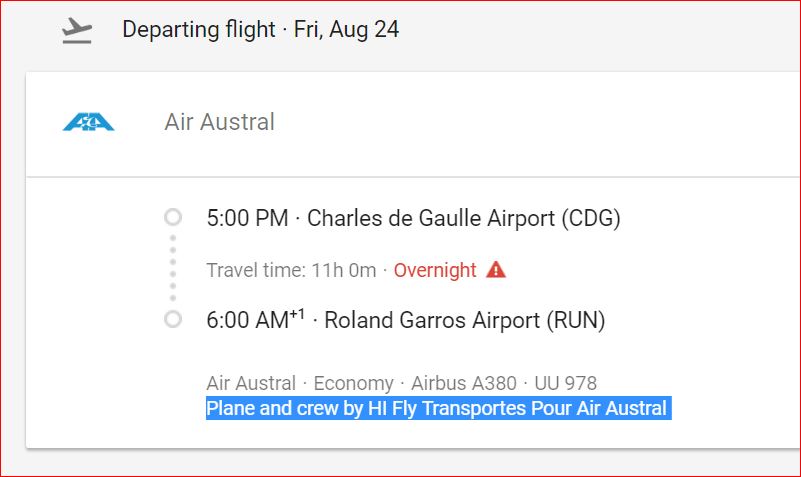 Air Austral finally gets an A380 to Reunion - Wandering Aramean