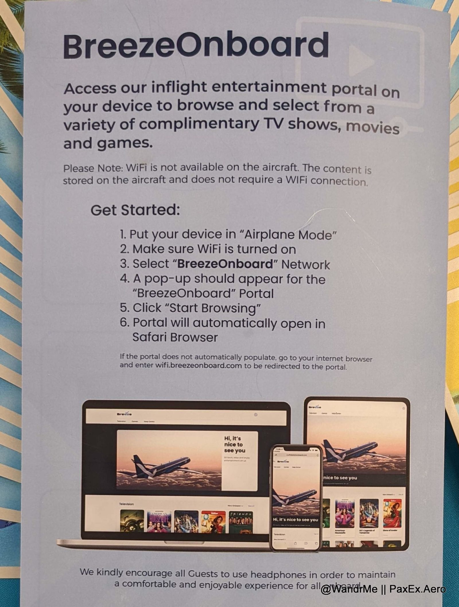 A fresh take on the Breeze in-flight experience - Wandering Aramean